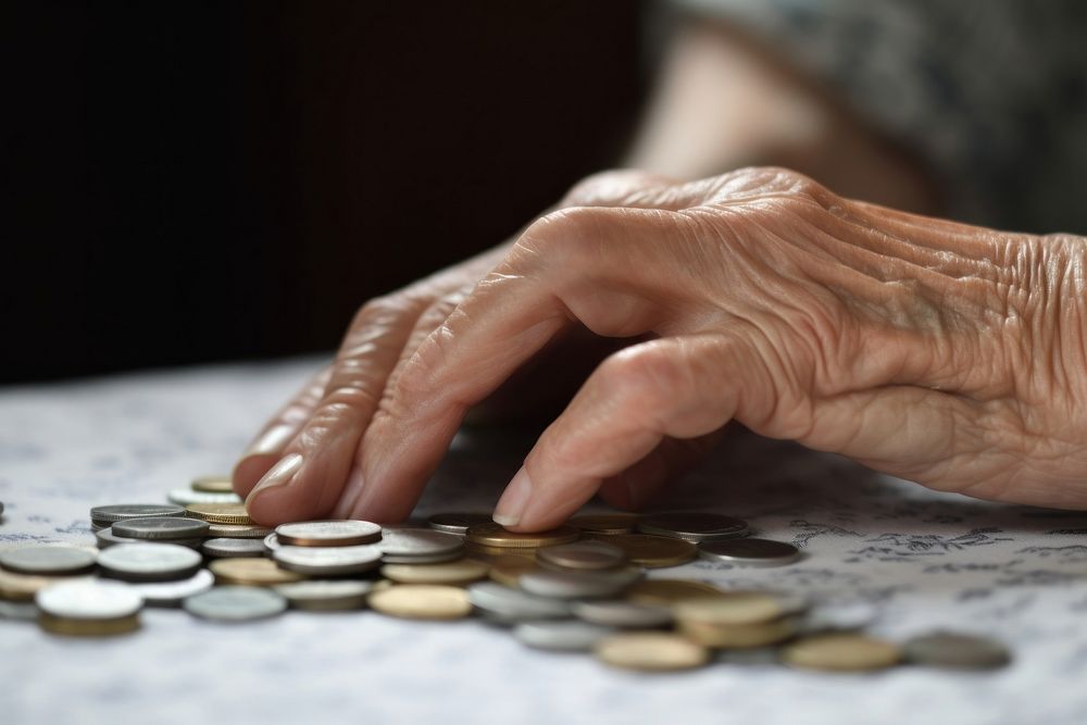 Hand senior woman counting coins | Free Photo - rawpixel
