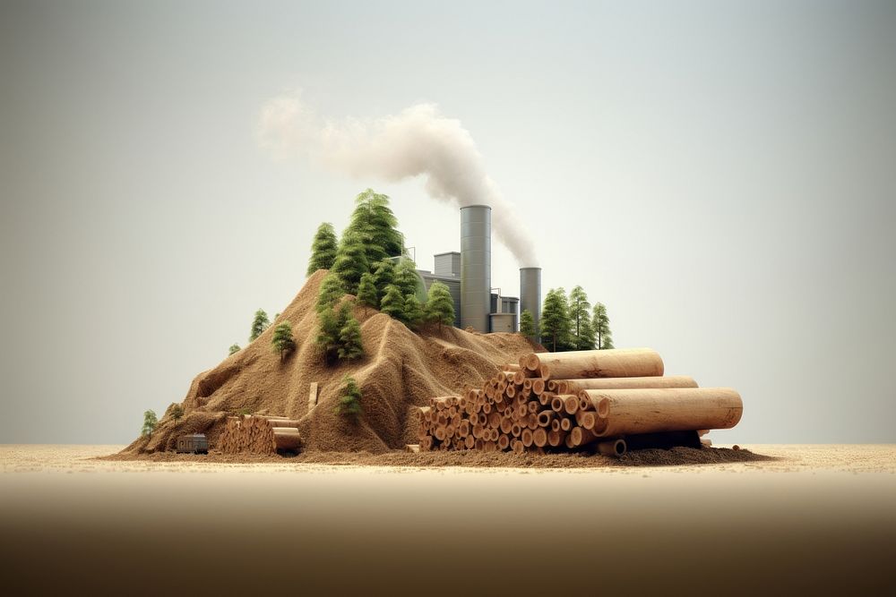 Biomass Energy outdoors nature smoke. | Free Photo Illustration - rawpixel