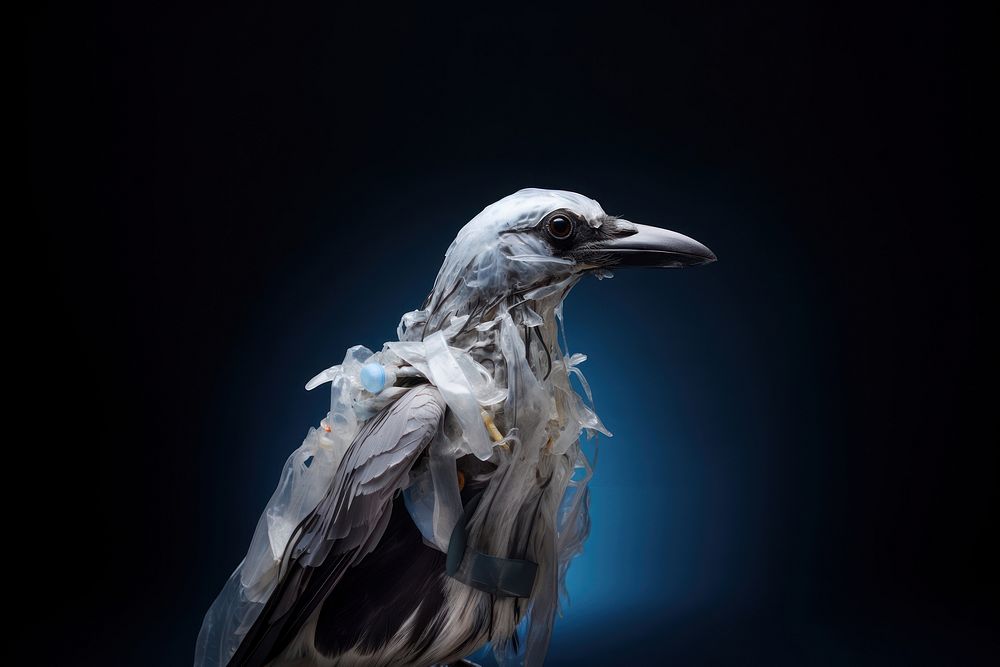 Bird strangled plastic bird animal | Free Photo - rawpixel