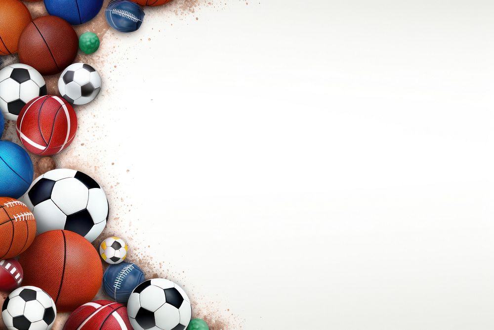 Sports basketball football cricket. | Free Photo Illustration - rawpixel