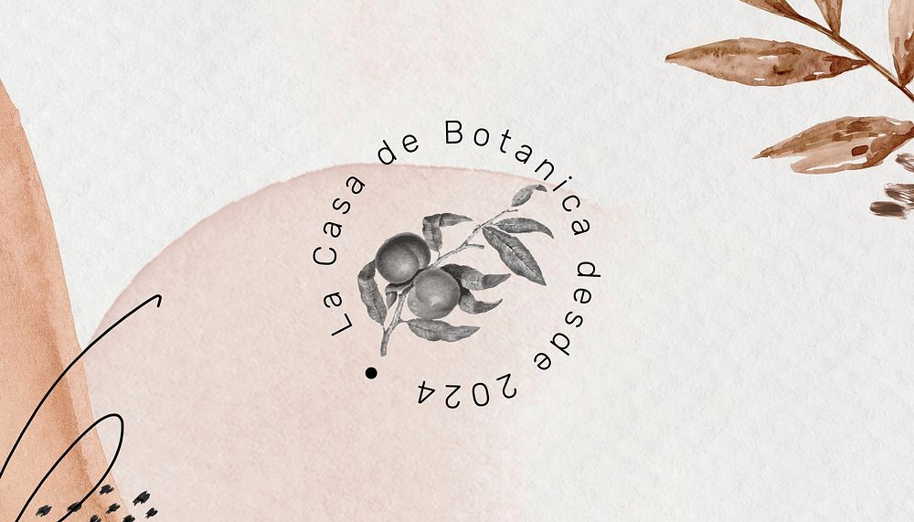 Botanical business card template | Free Photo - rawpixel