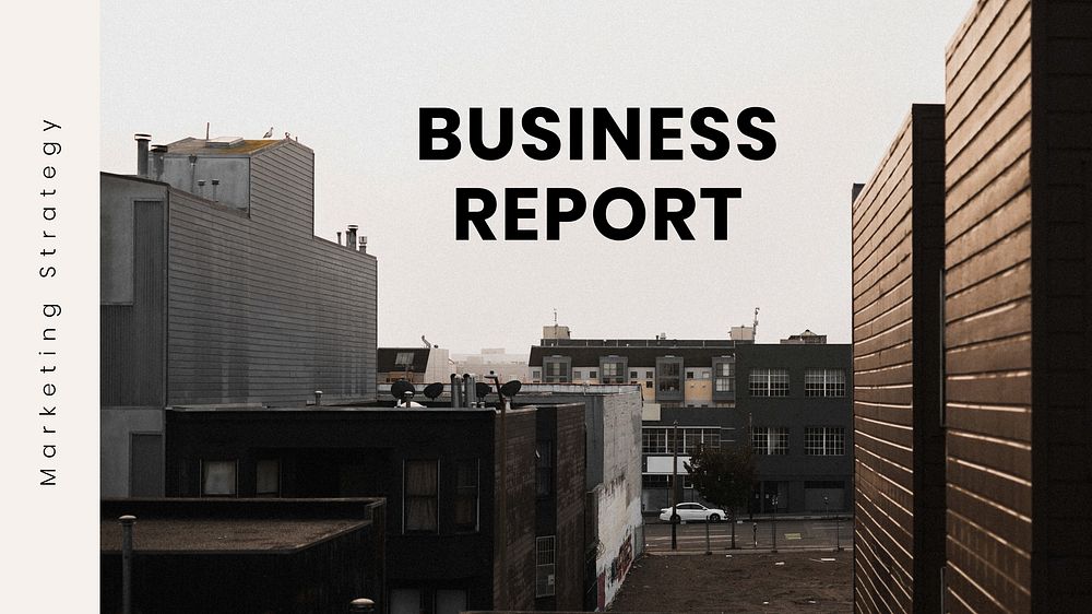 Business report PowerPoint presentation template | Free Photo - rawpixel