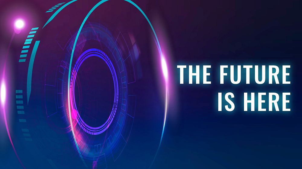 Futuristic technology blog banner template | Free Photo - rawpixel