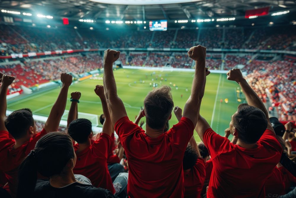 Soccer fans stadium crowd architecture. | Free Photo - rawpixel