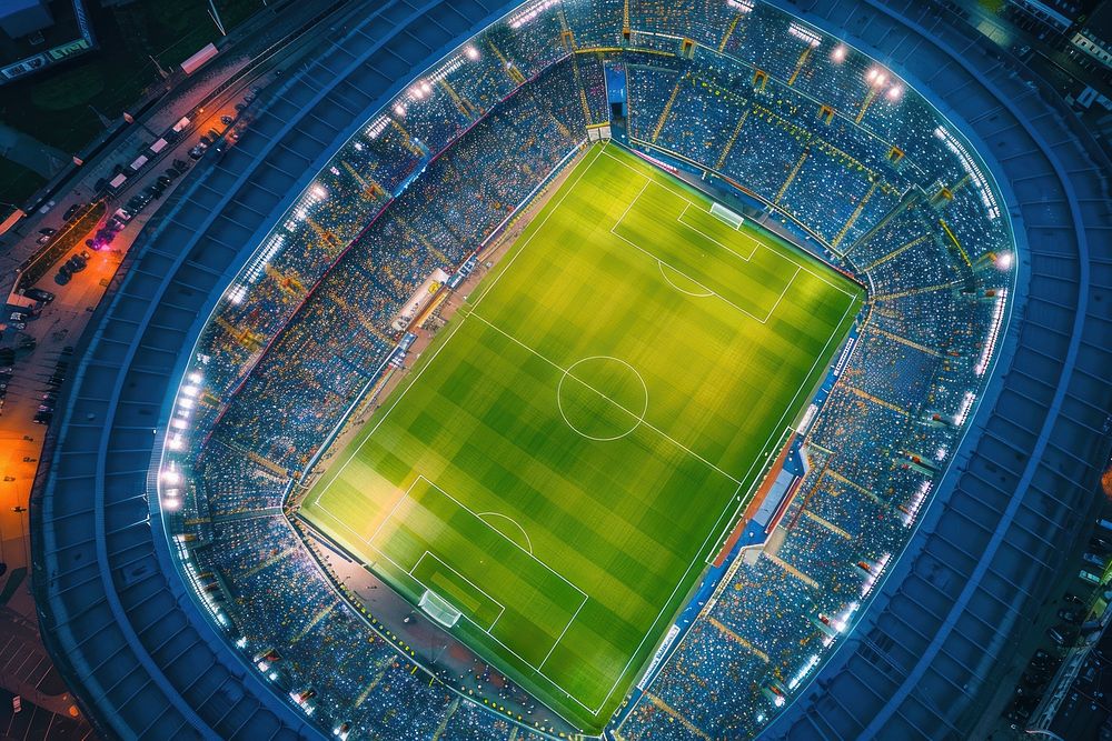 Soccer stadium architecture outdoors building | Free Photo - rawpixel