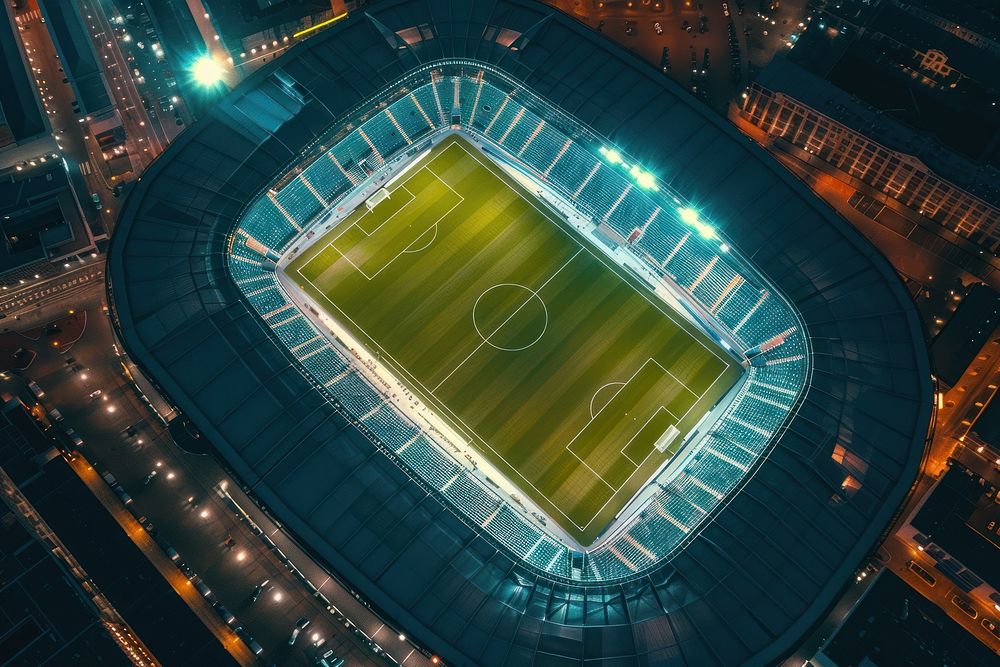 Soccer stadium architecture outdoors building. | Free Photo - rawpixel