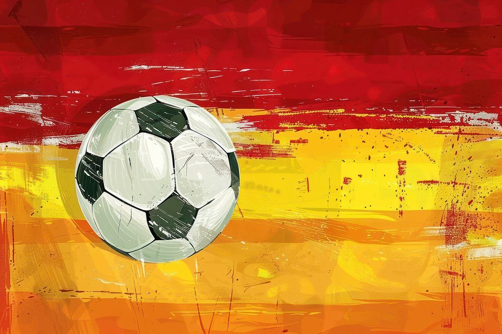 Soccer football sports art. | Free Photo Illustration - rawpixel