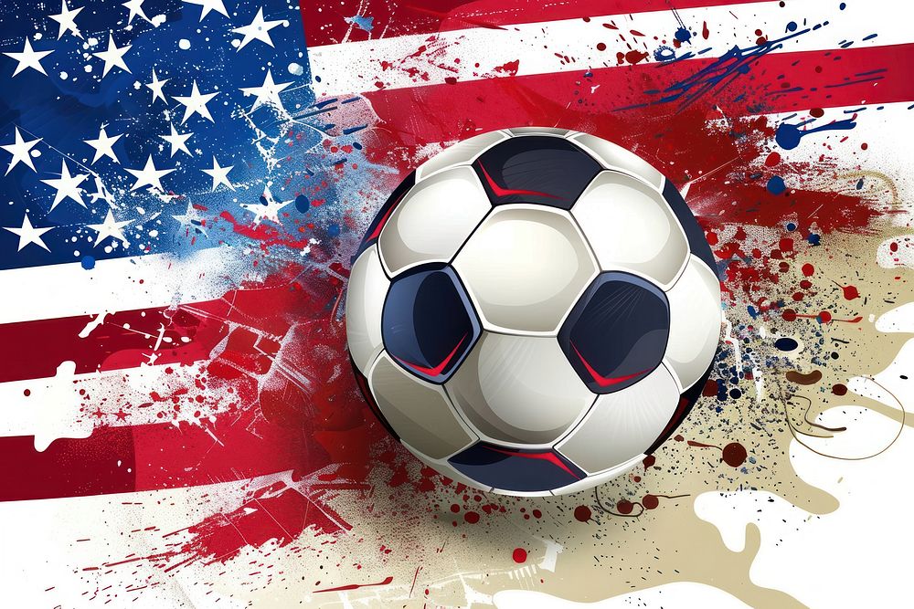 Soccer flag football sports. | Free Photo Illustration - rawpixel