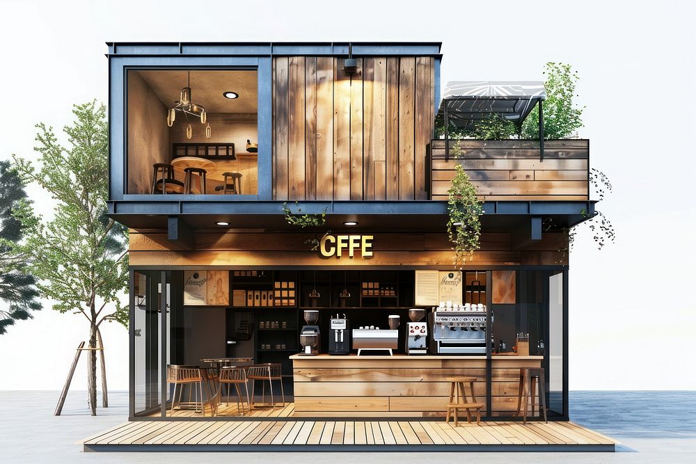 Tower coffee shop architecture building | Free Photo - rawpixel