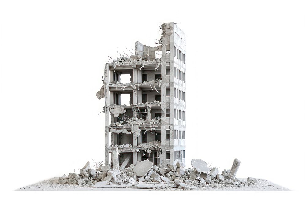 Tower destroyed building architecture demolition | Free Photo - rawpixel