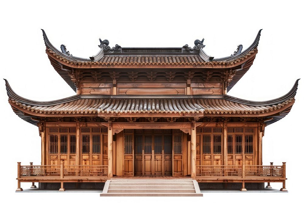 Wooden building architecture housing worship. | Free Photo - rawpixel