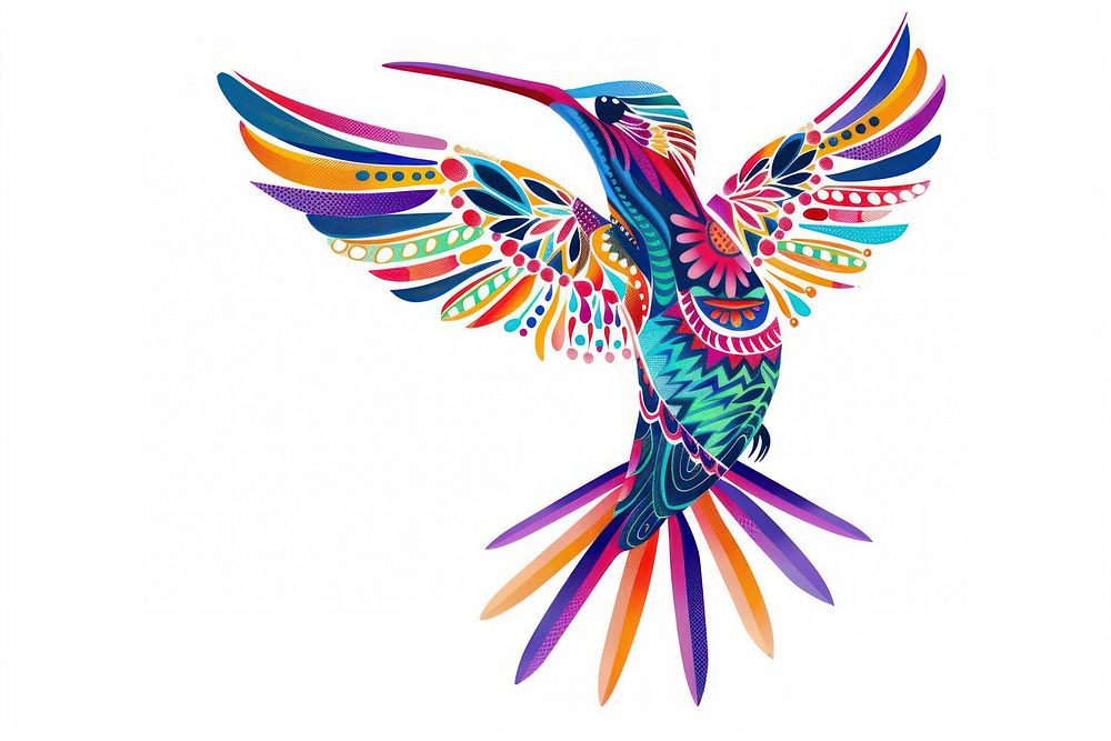 Mexican colorful hummingbird animal flying | Free Photo Illustration ...