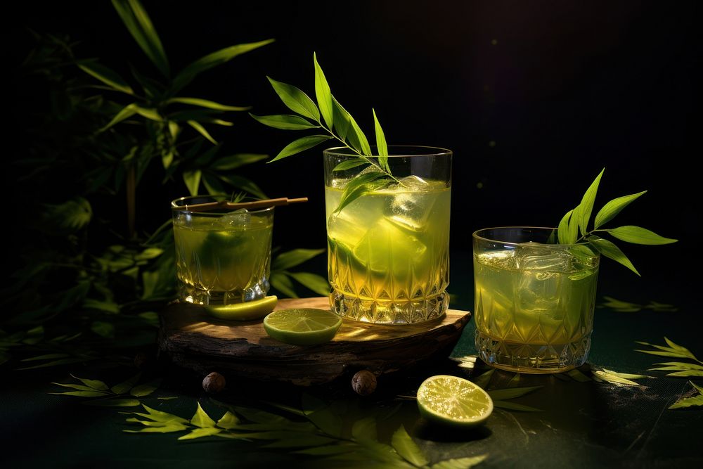 Bamboo cocktail beverage alcohol. | Free Photo - rawpixel
