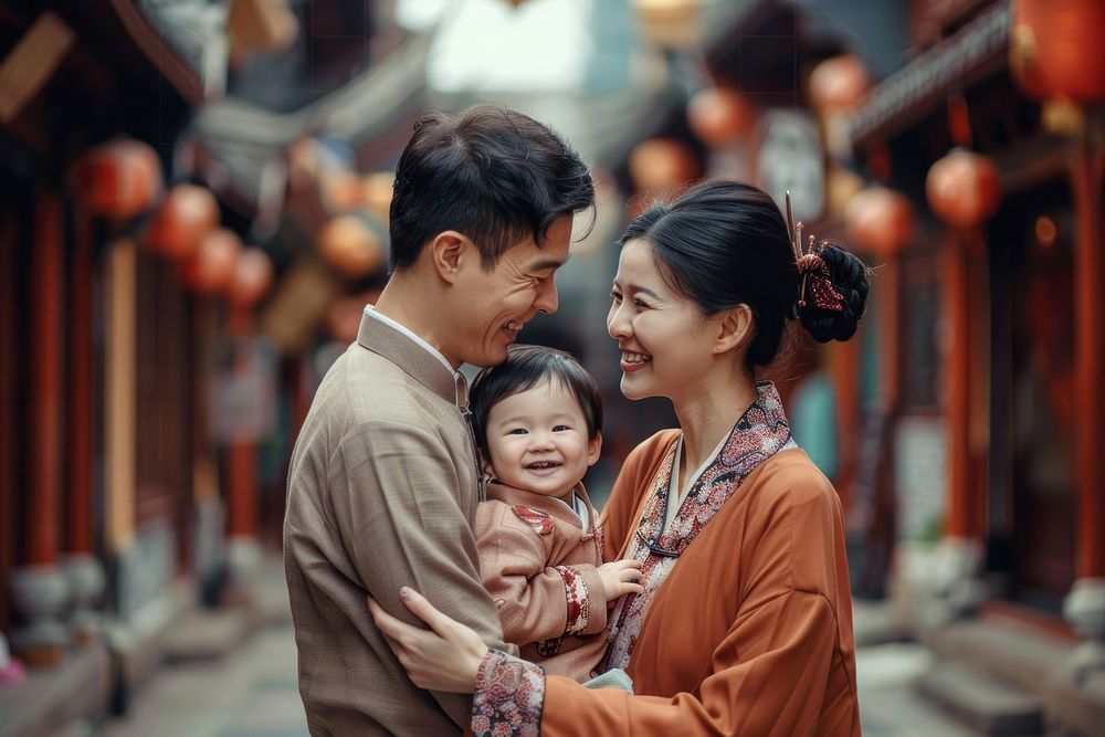 Happy chinese parent photo photography | Free Photo - rawpixel