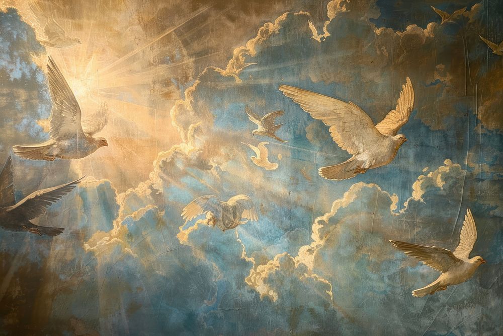 Heaven animal flying pigeon. | Free Photo Illustration - rawpixel