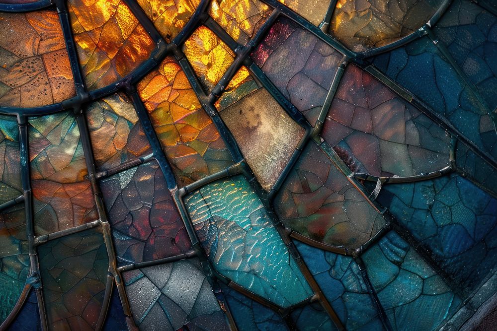 Church stained glass texture transportation | Free Photo - rawpixel