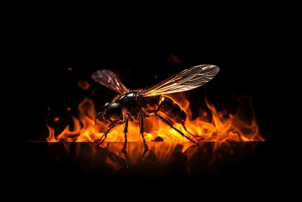 Insect flame fire invertebrate. | Free Photo - rawpixel