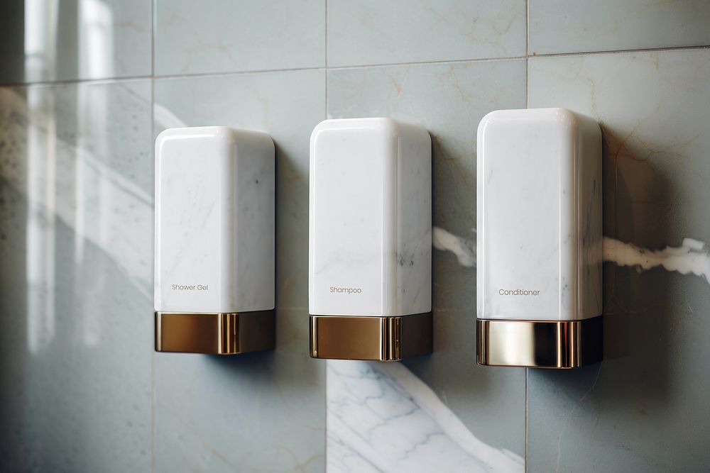 Hotel soap dispensers | Free Photo - rawpixel