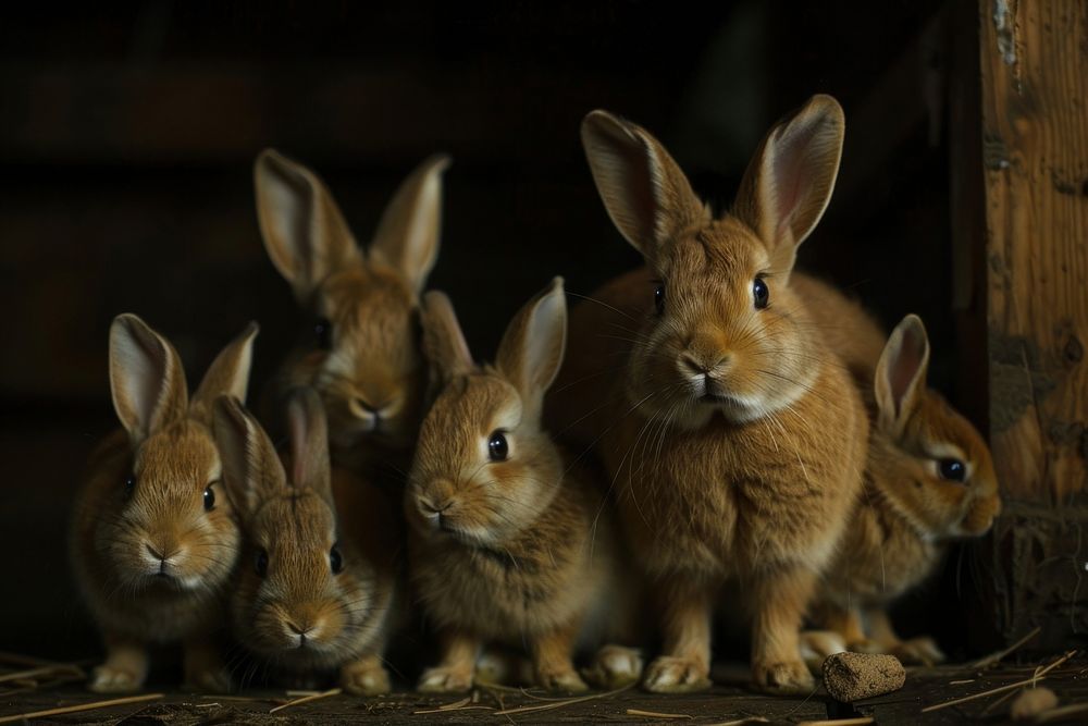 Rabbits family kangaroo wallaby animal. | Free Photo - rawpixel