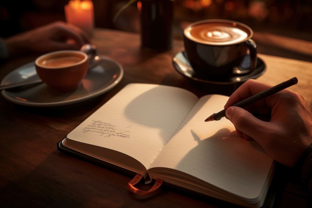 Notebook fountain pen writing coffee | Free Photo - rawpixel