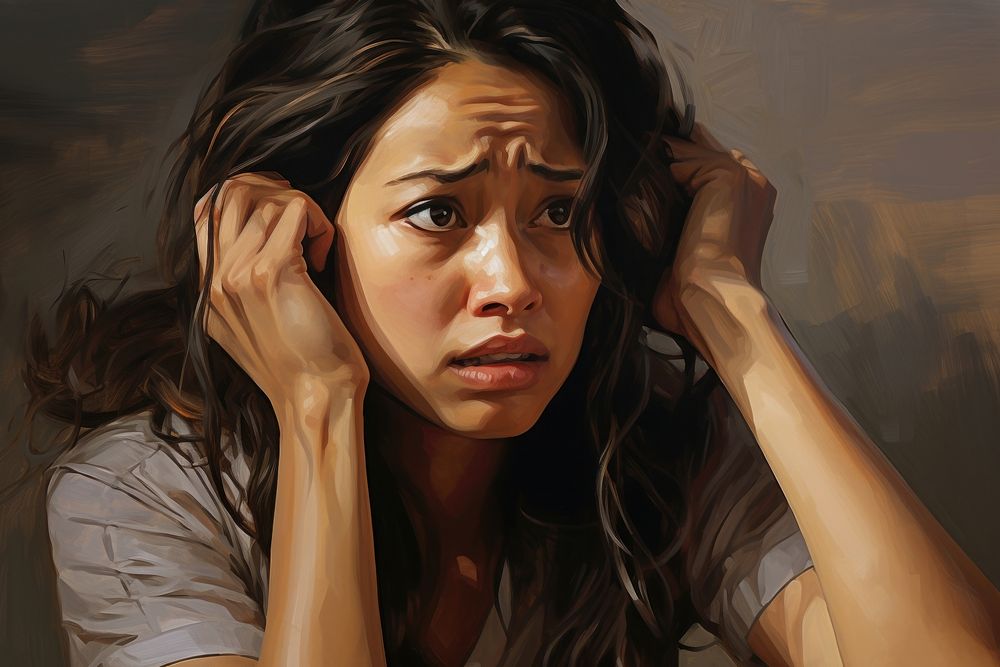 Woman furrowed brows and pursed | Free Photo - rawpixel