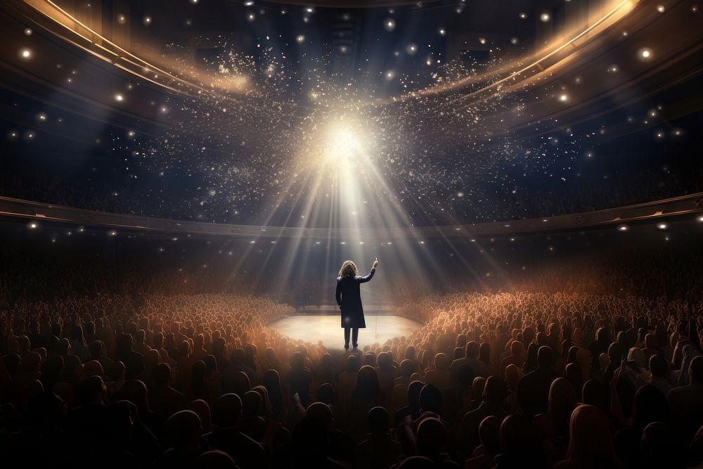 Person singing grand stage concert | Premium Photo - rawpixel