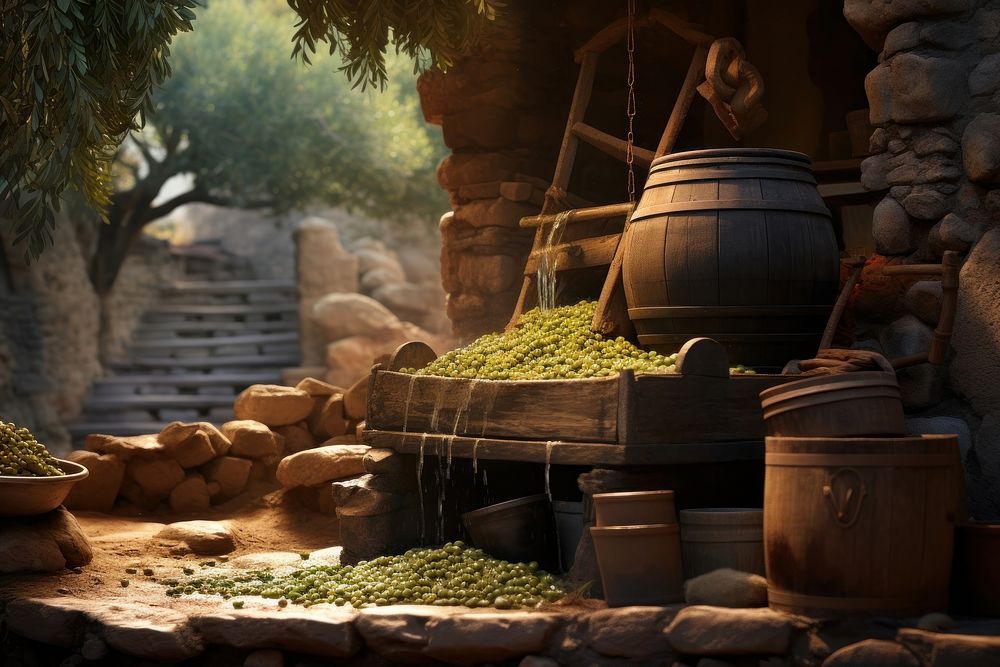 Traditional olive press machine cookware | Free Photo - rawpixel