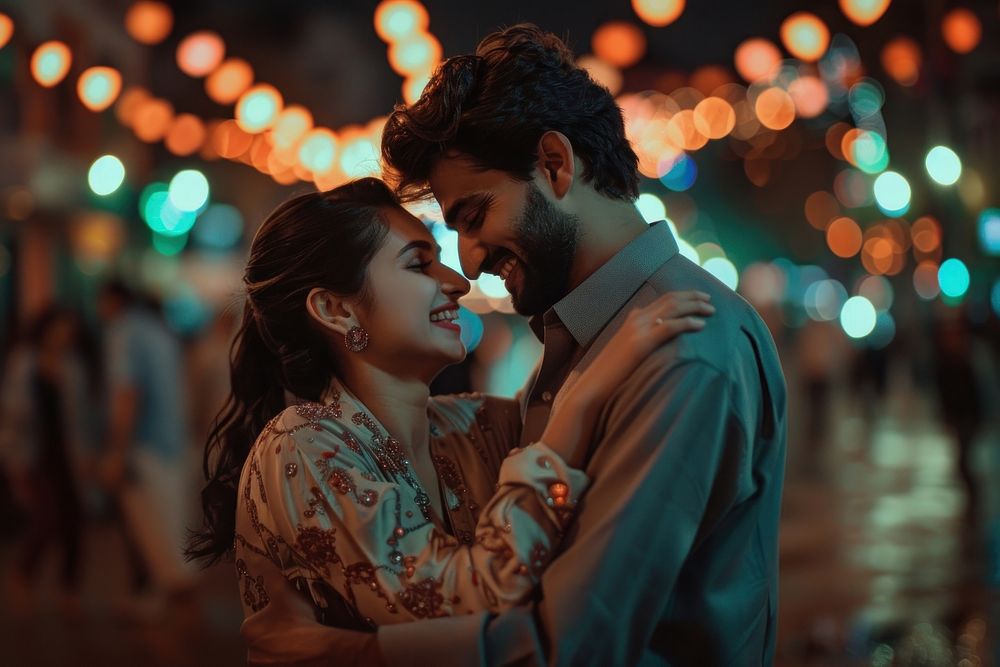 Pakistani couple dancing together romantic | Free Photo - rawpixel