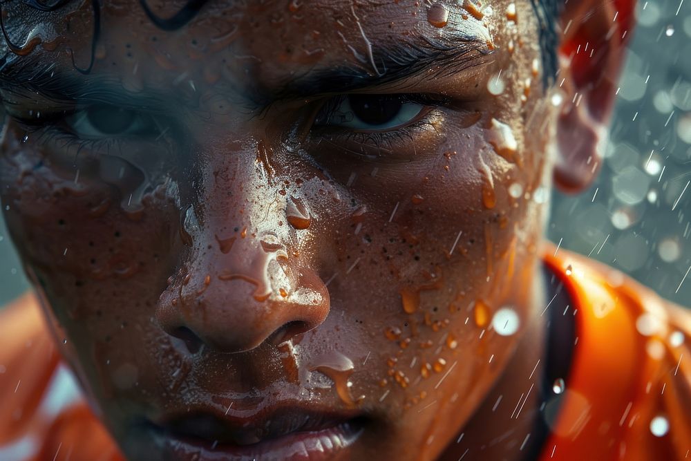 Latinx soccer player medication sweating | Free Photo - rawpixel