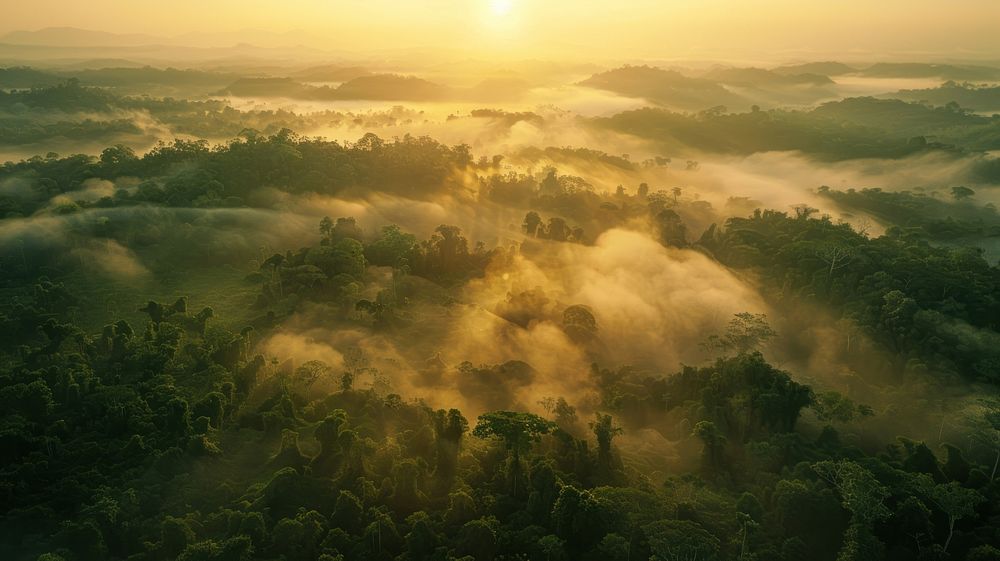 Rainforest landscape aerial view vegetation. | Free Photo - rawpixel