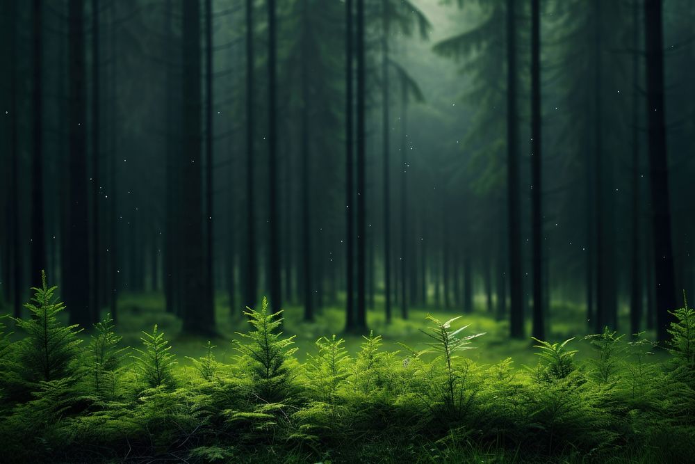 Deep pine forest background vegetation | Premium Photo - rawpixel