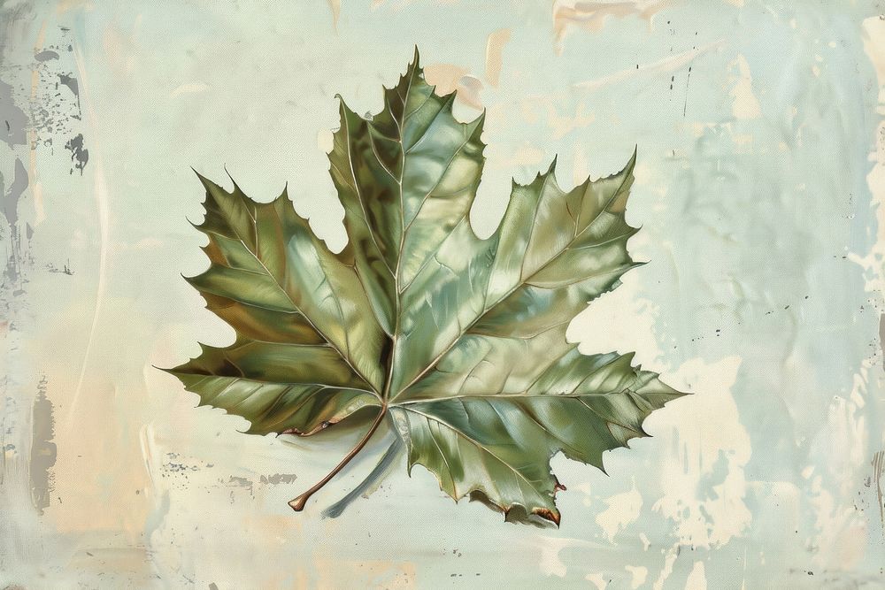 Close pale maple leaf sycamore | Free Photo Illustration - rawpixel