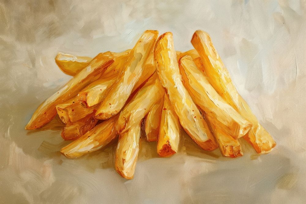 Close pale French fries food. | Free Photo Illustration - rawpixel