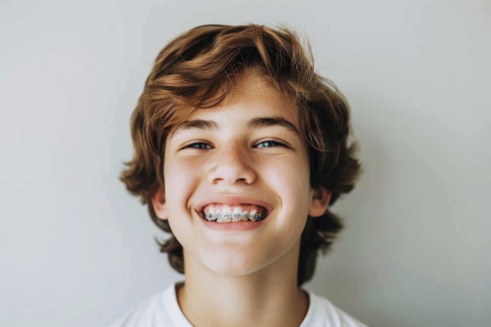 Boy smile and teeth invisalign | Free Photo - rawpixel