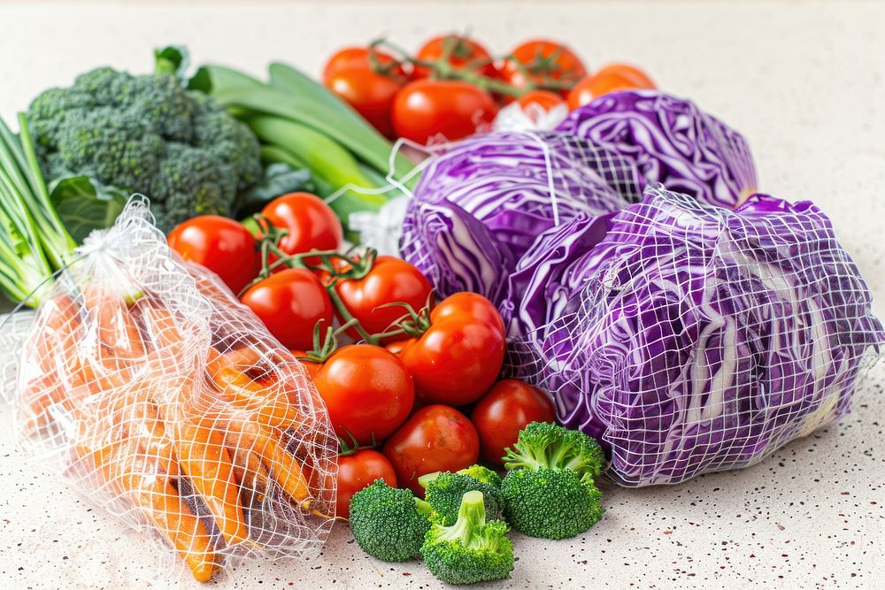 Vegetables net bags broccoli produce | Free Photo - rawpixel
