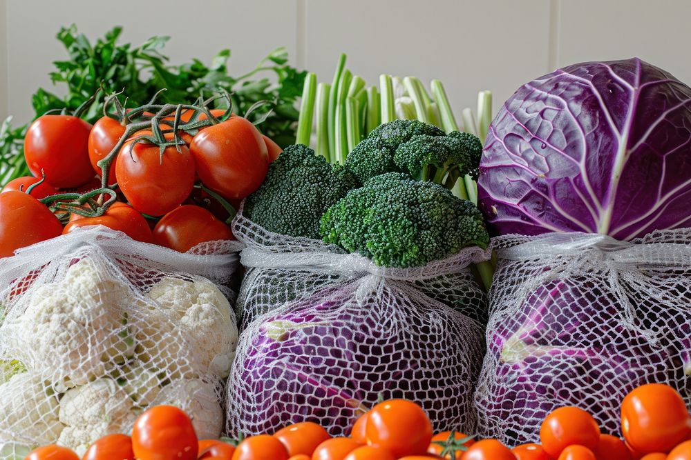 Vegetables net bags produce plant | Free Photo - rawpixel