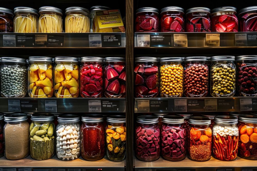 display canned food grocery store | Free Photo - rawpixel