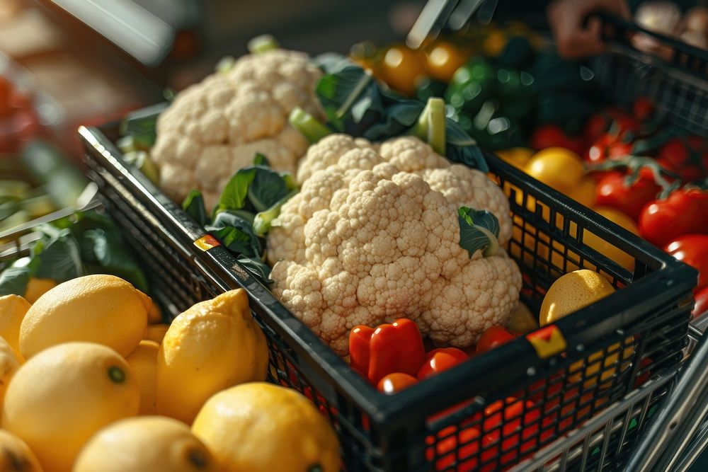 Cauliflower lemon vegetable produce. | Free Photo - rawpixel