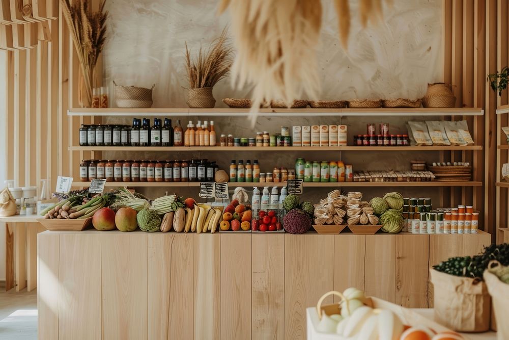 Produce shelf plant fruit. | Free Photo - rawpixel
