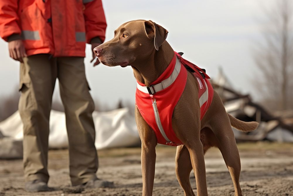 Red cross first aid dog | Free Photo - rawpixel