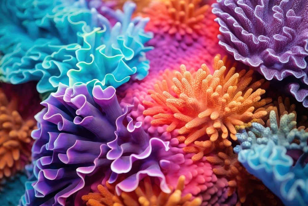 Colorful coral texture invertebrate medication | Free Photo - rawpixel