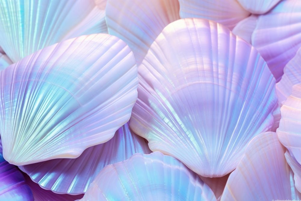 Hologram pastel sea shells texture | Free Photo - rawpixel