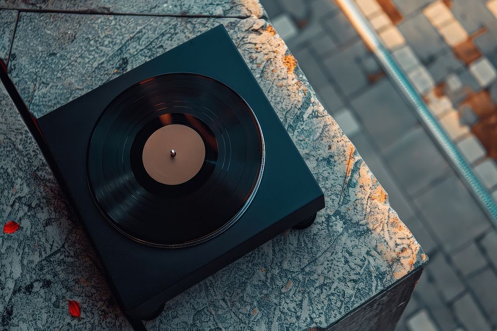 Album cover mockup electronics speaker | Free Photo - rawpixel