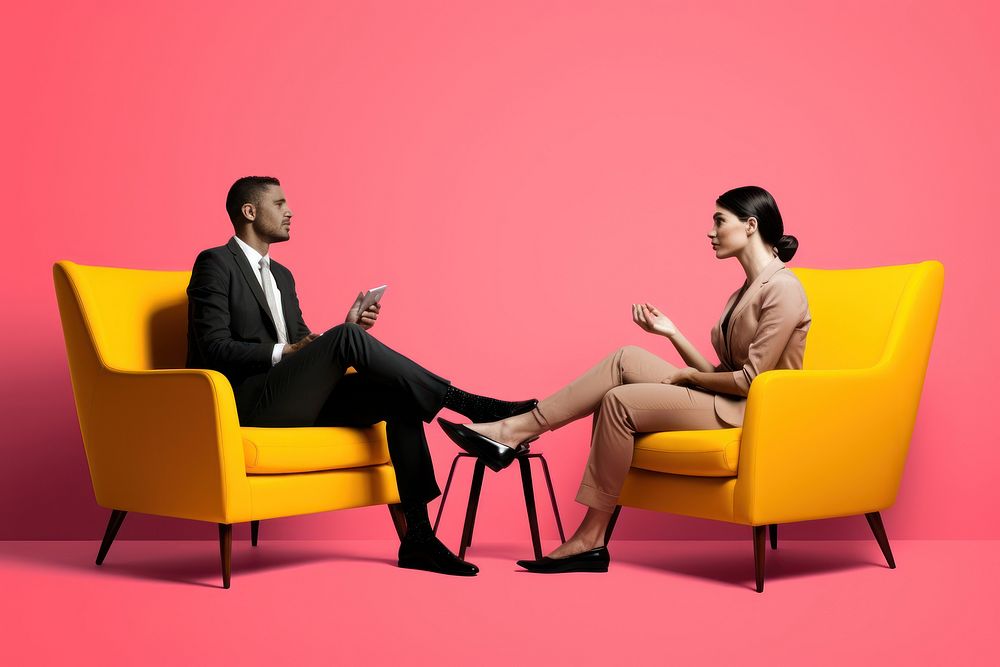 Conversation interview person female. | Free Photo - rawpixel