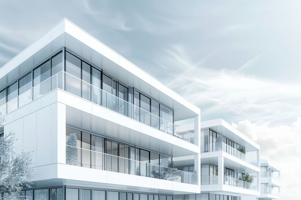 Real estate buildings background architecture | Free Photo - rawpixel