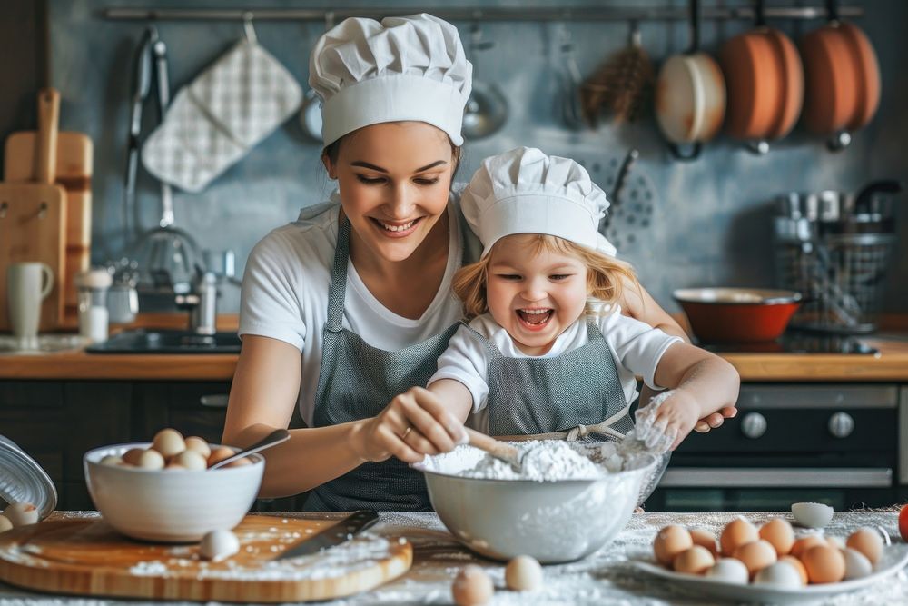 Cooking person human baby. | Free Photo - rawpixel