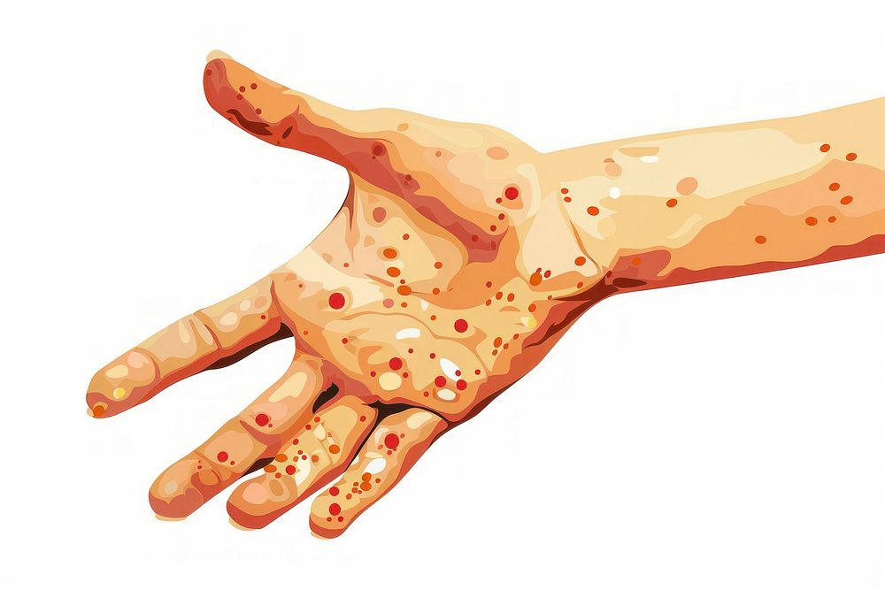 Smallpox hand person finger. | Free Photo Illustration - rawpixel
