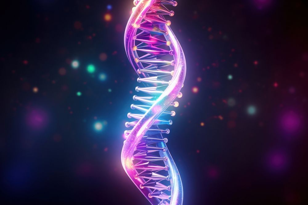 Dna helix graphics performer lighting. | Free Photo Illustration - rawpixel