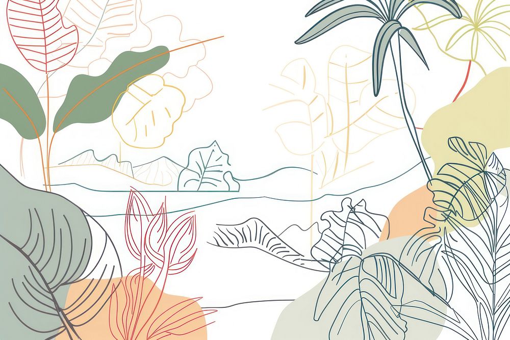 Environment illustrated vegetation graphics | Free Photo Illustration ...