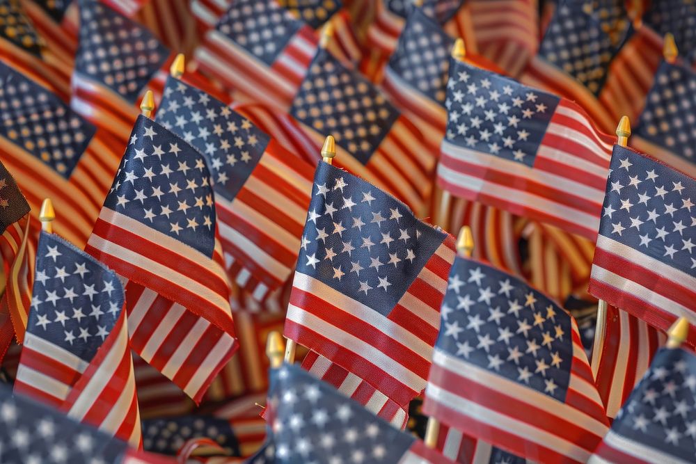 Large group American Flags flag | Free Photo - rawpixel